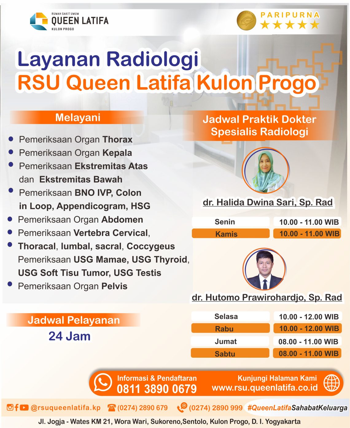 Layanan Radiologi – RSU Queen Latifa Kulon Progo
