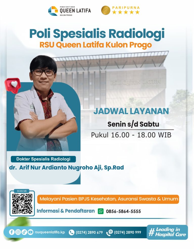 Jadwal Layanan Dokter Spesialis Radiologi – RSU Queen Latifa Kulon Progo
